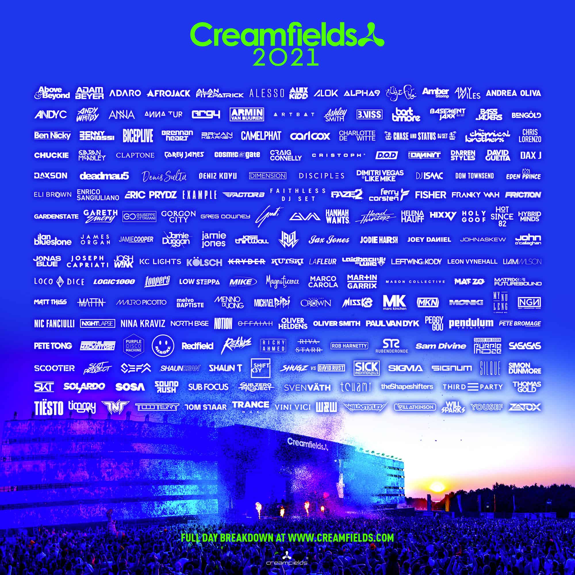 Your Ultimate Guide To Creamfields 2021 - EDM Festival Insider